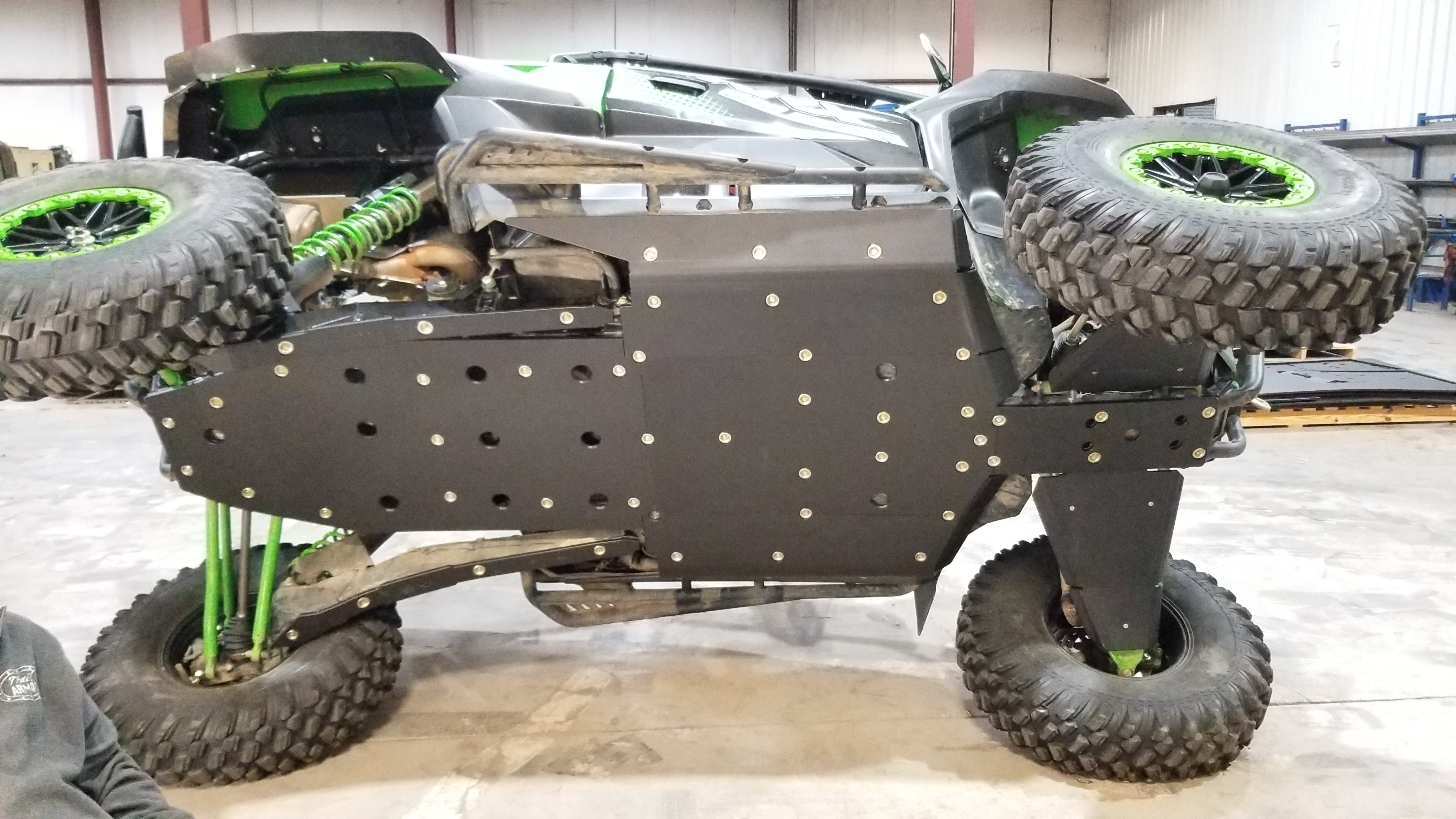 Full Skid Plates with Side Skid Integration for Kawasaki KRX — TrailArmor