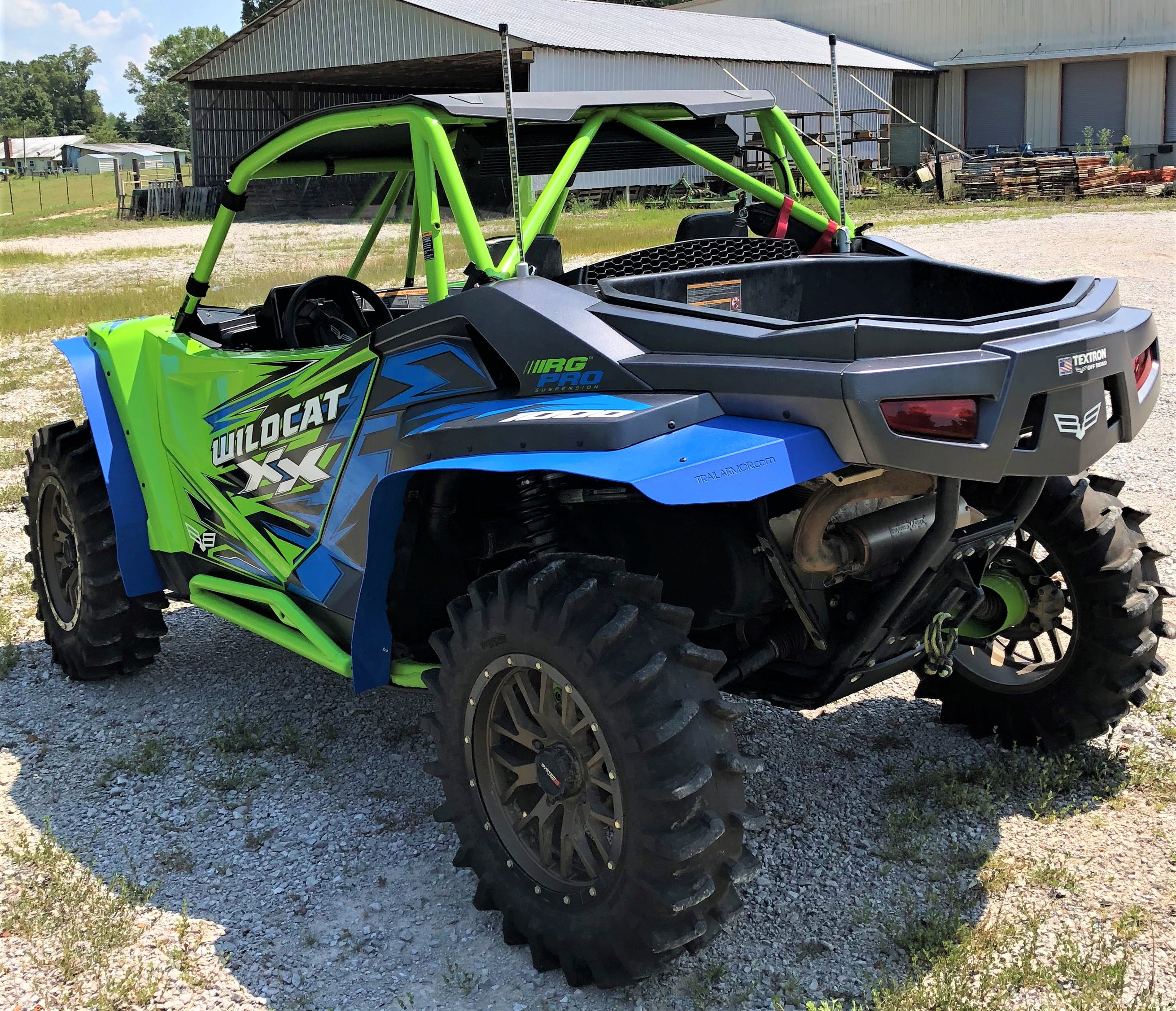 Trail Armor Textron Wildcat XX and Tracker XTR 1000 Mud Flap Fender Ex